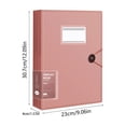 A4 60 Pockets Display Book, Durable Matte Plastic Presentation Folder ...