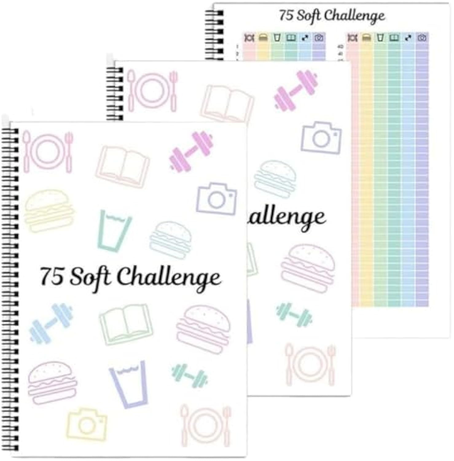 A4 75 Target Soft Challenge Planner Notebook, 75 Easy Soft Challenge ...