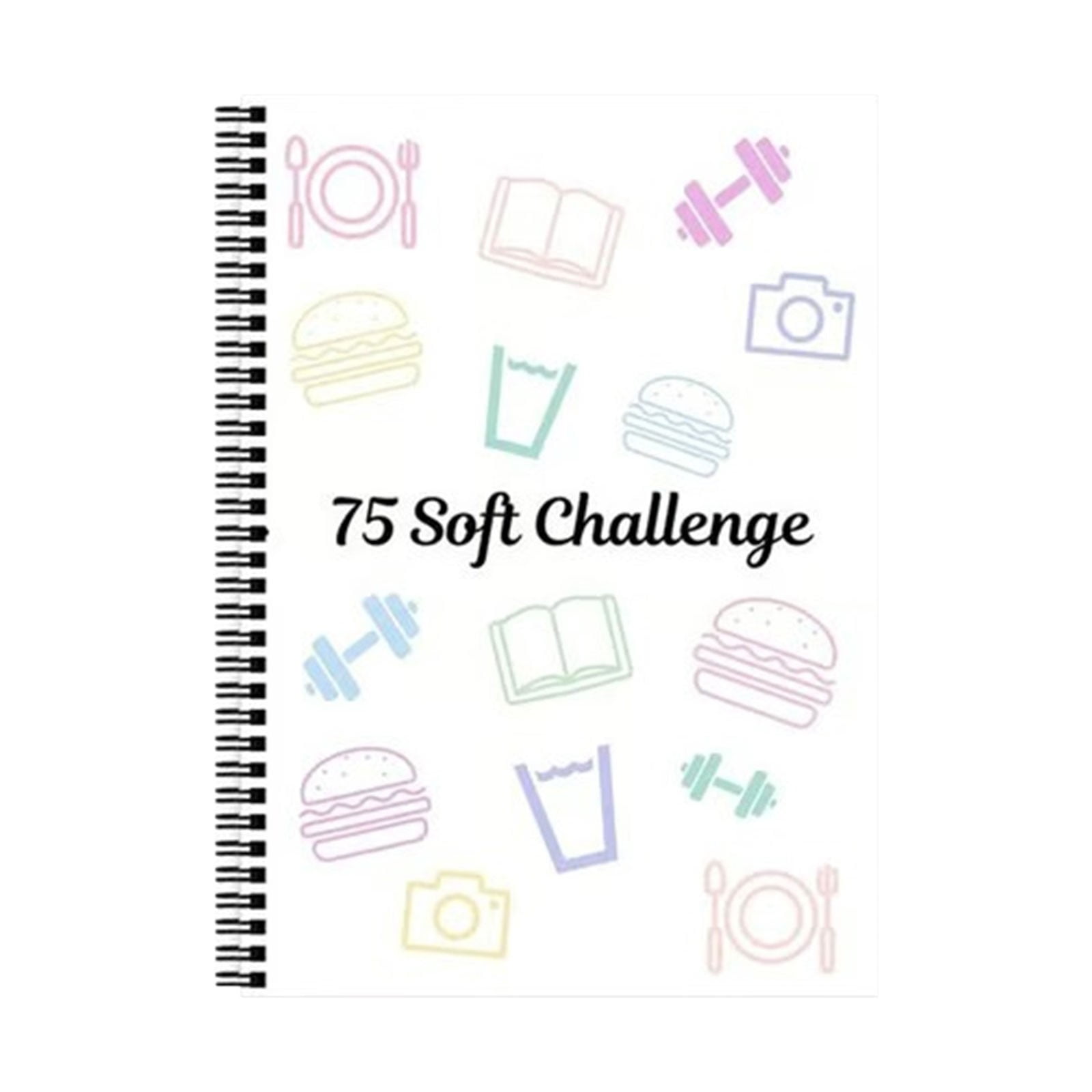 A4 75 Target Soft Challenge Planner Notebook, 75 Easy Soft Challenge ...