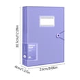 A4 80 Pockets Display Book, Durable Matte Plastic Presentation Folder ...