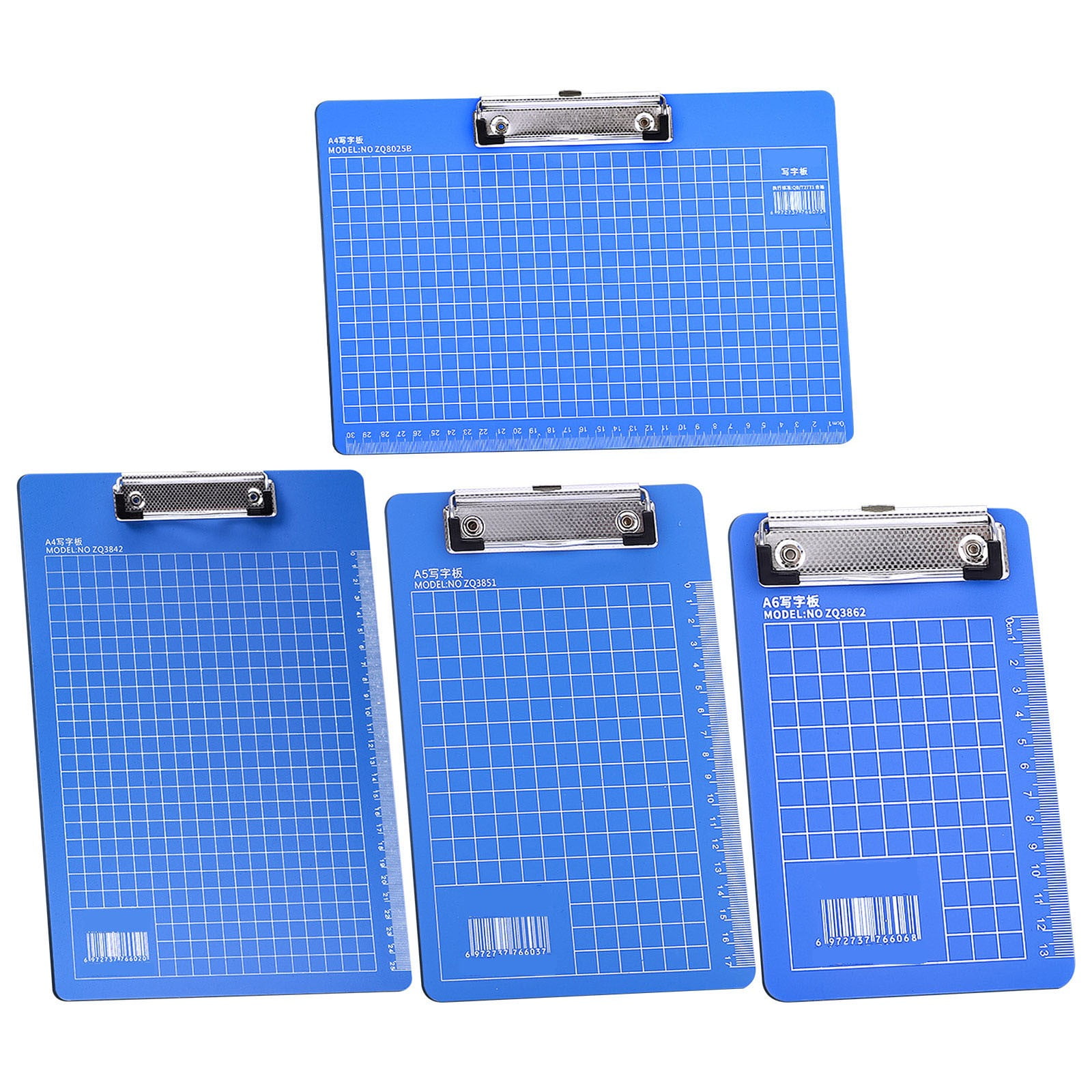 A4/A5/A6 Plastic Clipboard with Pen Holder, Simple Hanging Clipboard ...