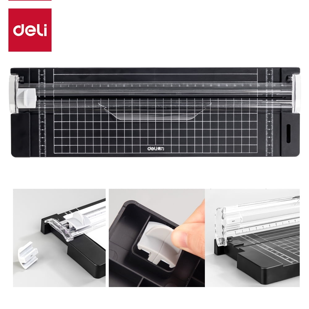 A4/A5 Paper Cutter 12 inch Titanium Straight Paper Trimmer with Side ...