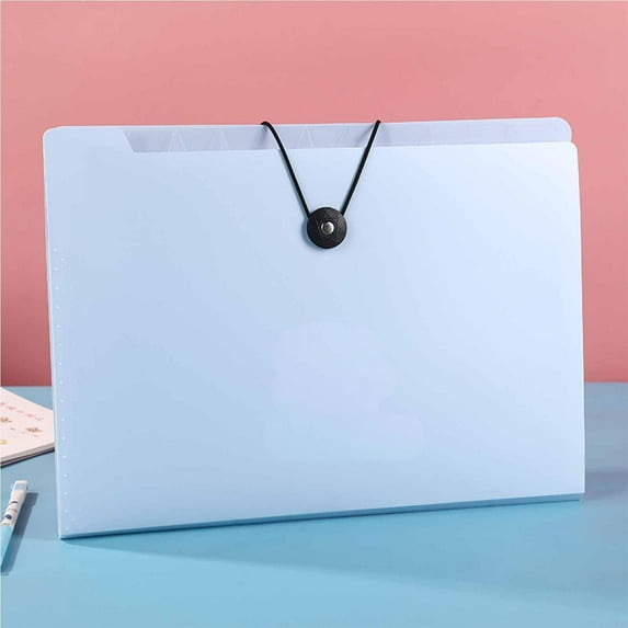 A4 Accordion File Folder 12-Pocket Multi-Layer Expandable Organizer ...
