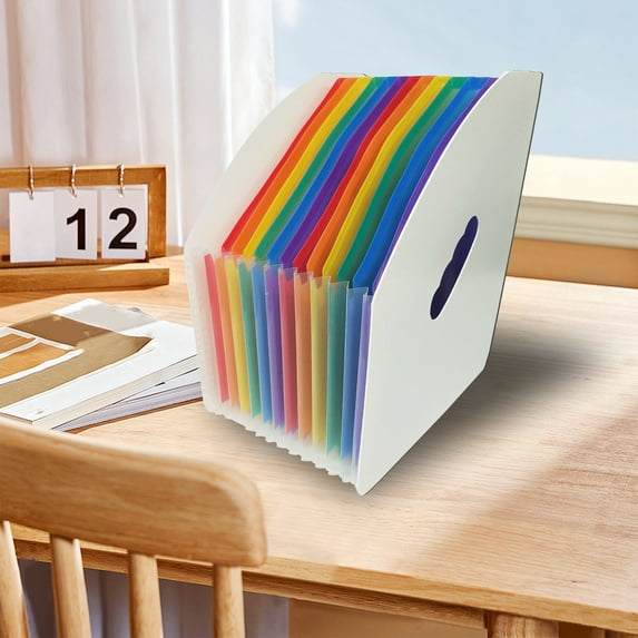 A4 Accordion File Folder with 13 Compartments | Plastic Multi-Layer ...