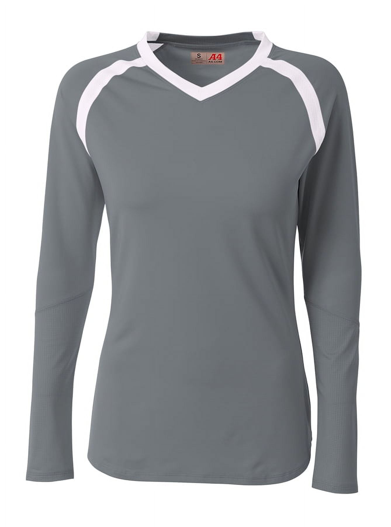 A4 Ace Long Sleeve Volleyball Jersey - Walmart.com