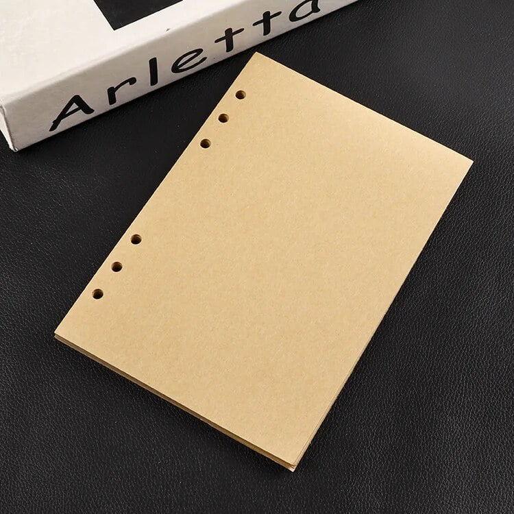 A4 B5 A5 A6 A7 Loose Leaf Notebook Refill Spiral Binder Inner Page Grid ...