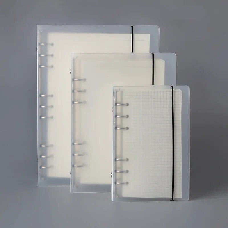 A4 B5 A5 A6 A7 Loose Leaf Notebook Refill Spiral Binder Inner Page Grid ...