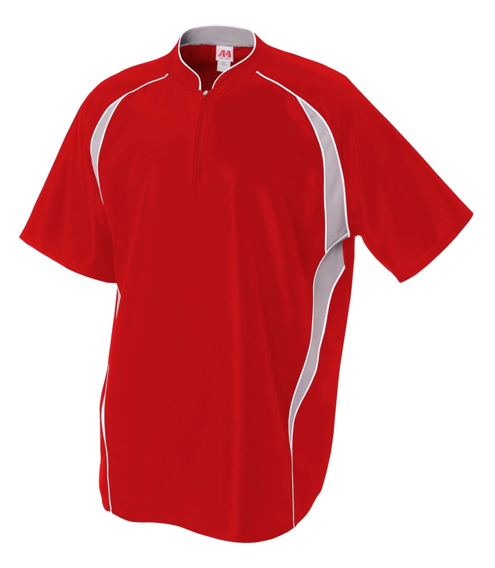 A4 Batting Jacket For Men in Scarlet | N4241 - Walmart.com