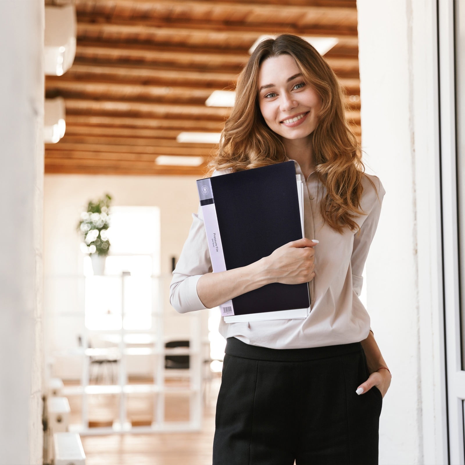 A4 Binder Clips, Paper Clips, Report Covers Punchless Clamp Binder Folder, Clipboard Holds 200 ...