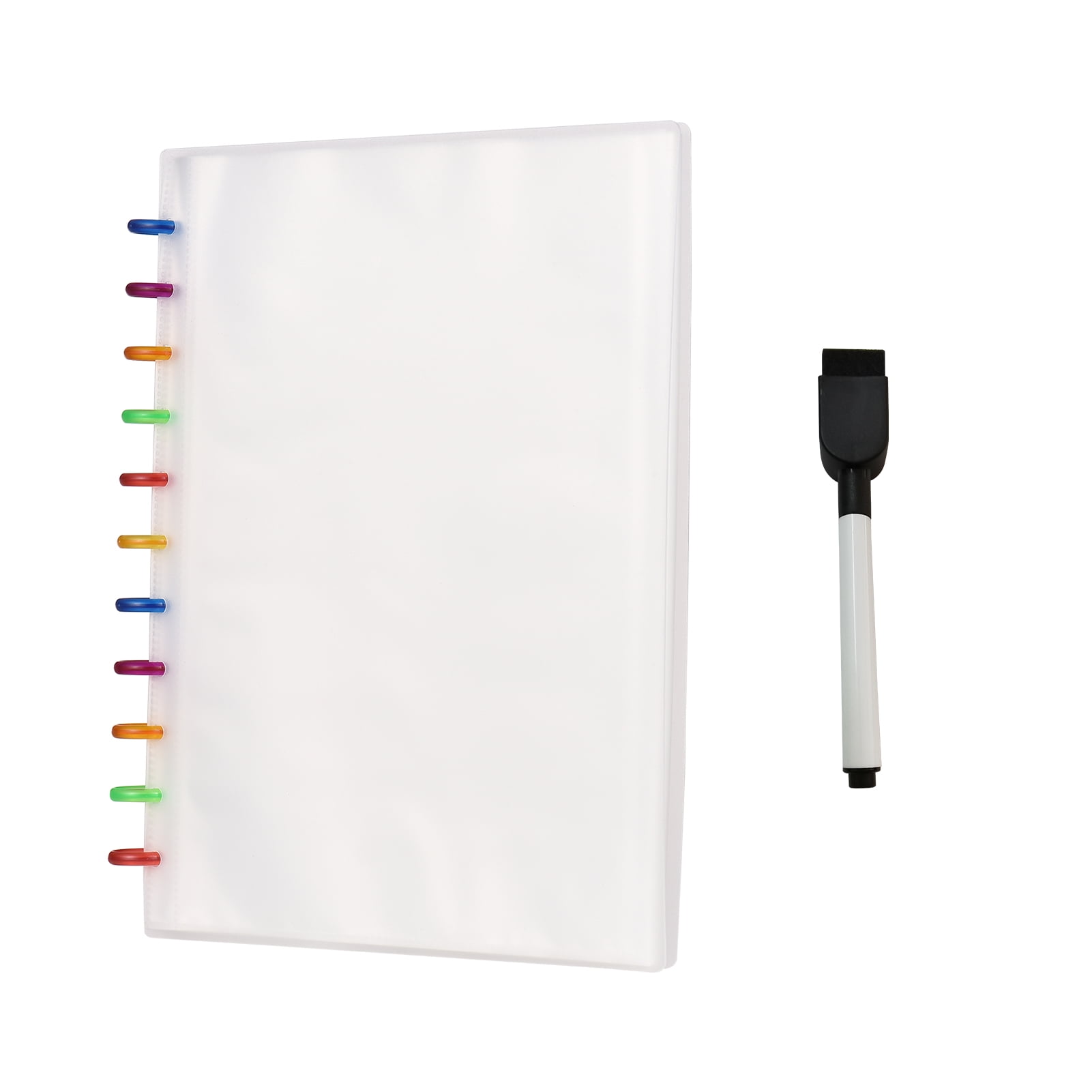A4 Clear Document Folders Plastic Folders with Disc Round Buckle ...