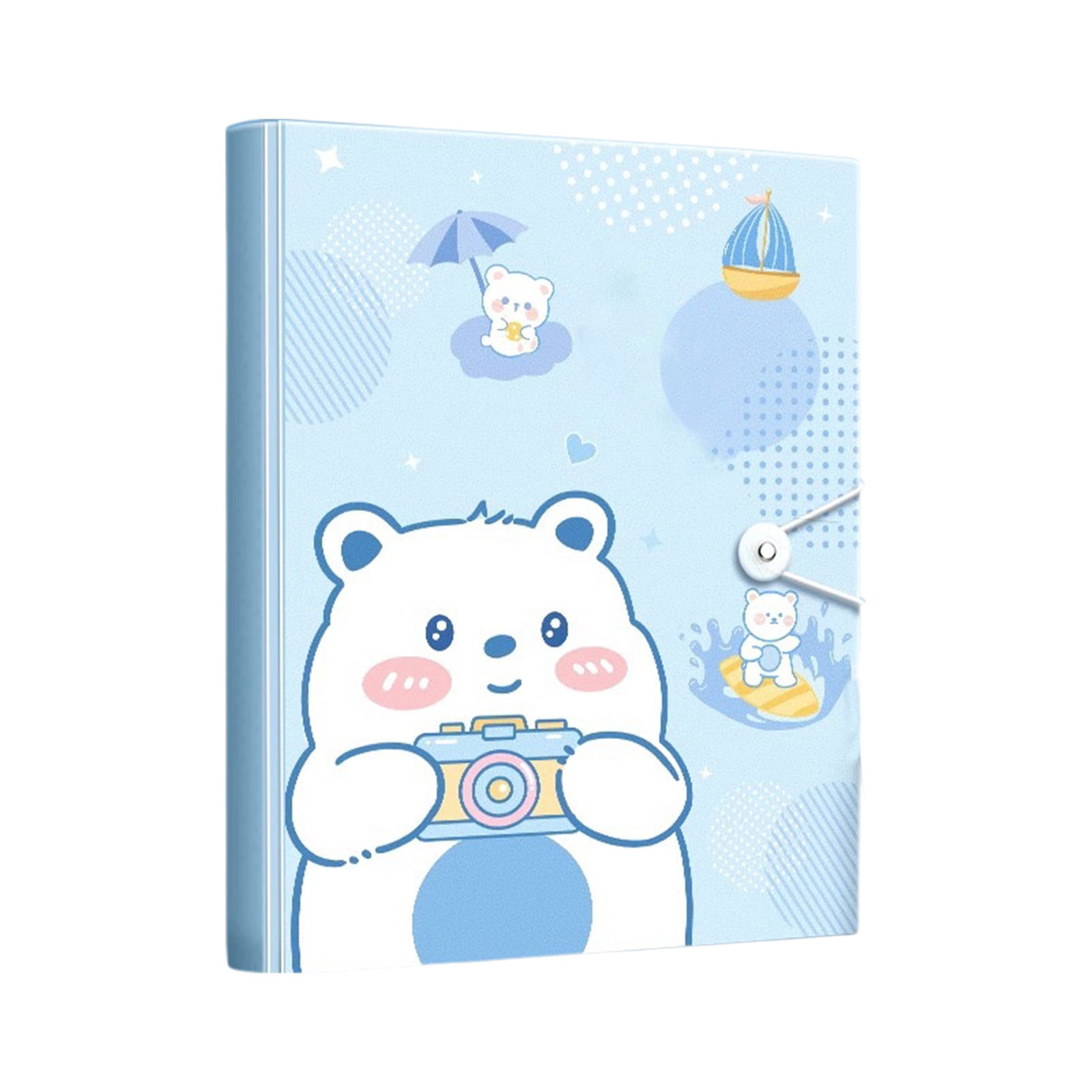 A4 Clear Insert Loose Leaf Folder, 30-Page Document Book and Test Paper ...