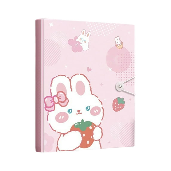A4 Clear Insert Loose Leaf Folder, 30-Page Document Book and Test Paper ...