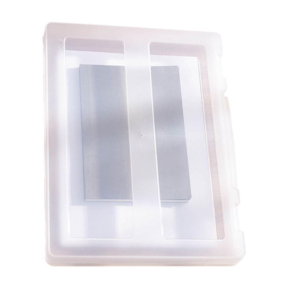 A4 Clear Plastic Storage Box Desk Paper Magazine Container with Buckle ...