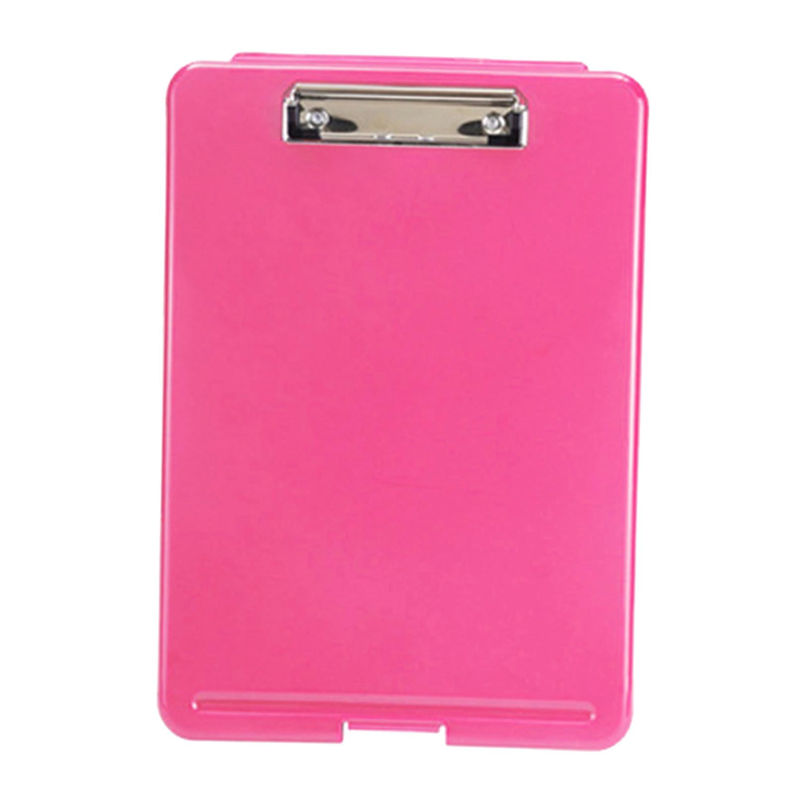 A4 Clipboard File Box Document Folder File Test Case Red - Walmart.com