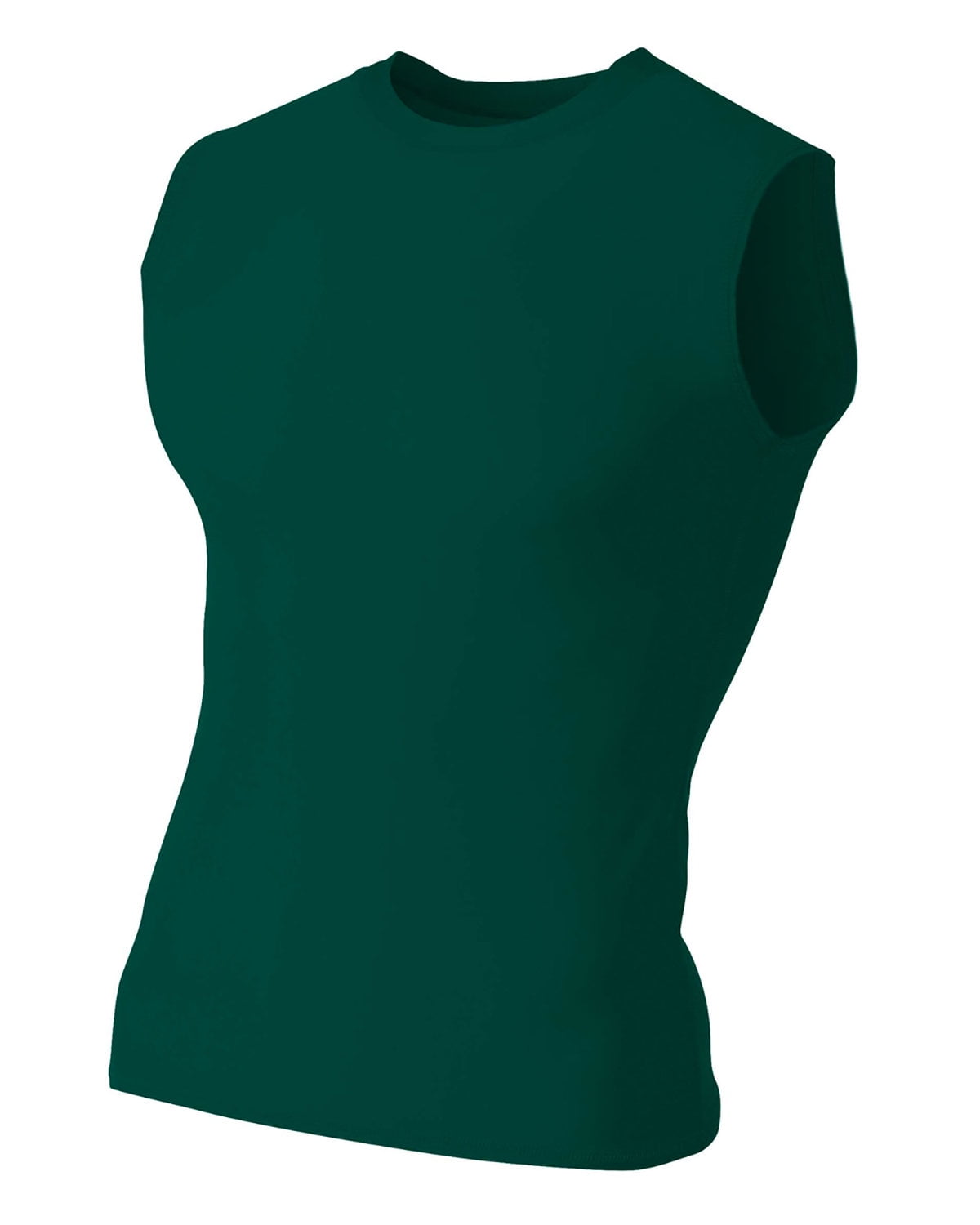 A4 Compression Muscle Tee For Men in Forest | N2306 - Walmart.com