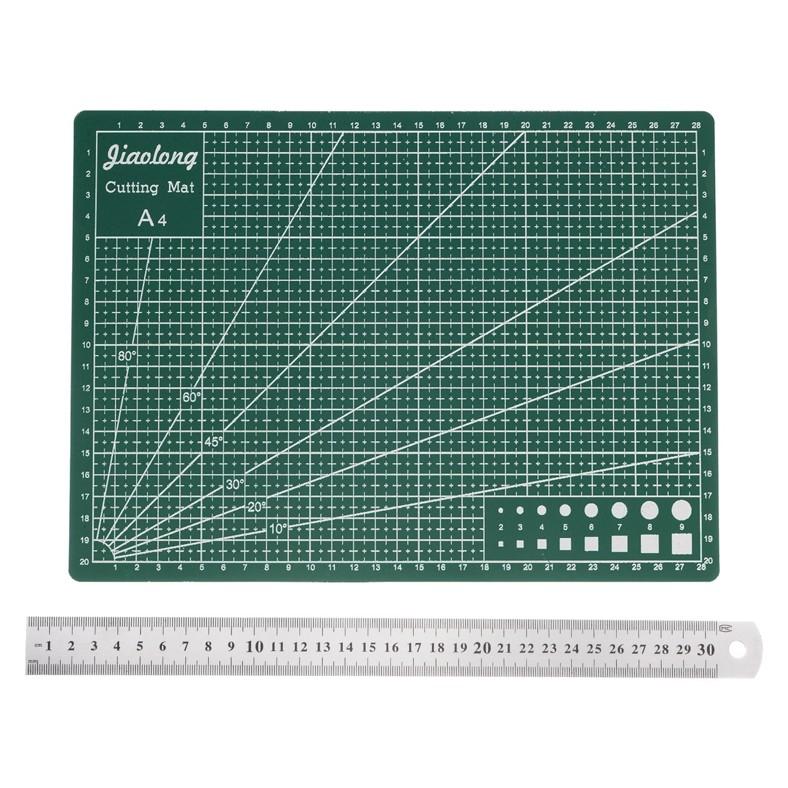A4 Cutting Mat 12" x 9" Dark Green Craft Mat Non-Slip Cutting Board ...