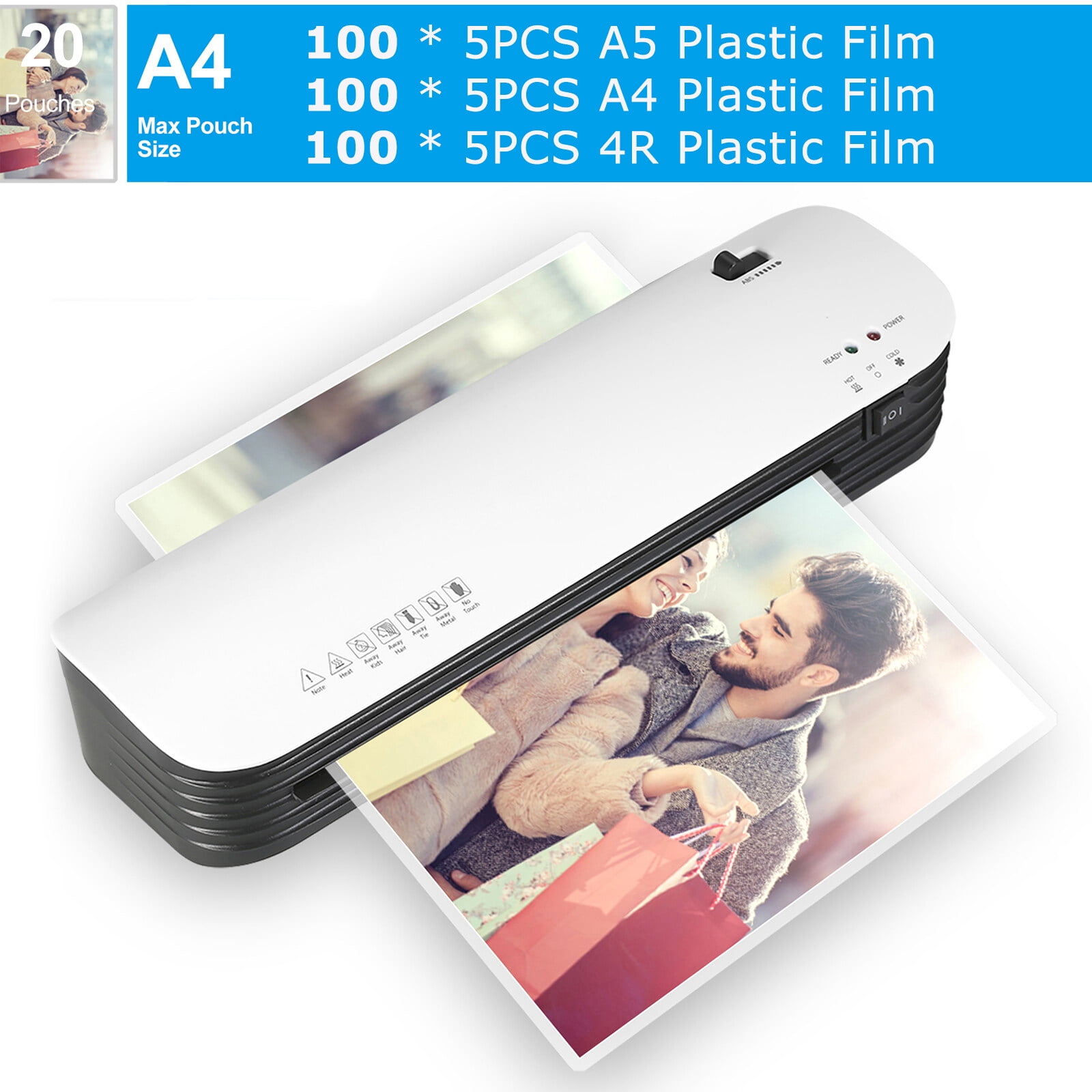 A4 Desktop Thermal Laminator Machine Automatic Photo Document Laminator ...