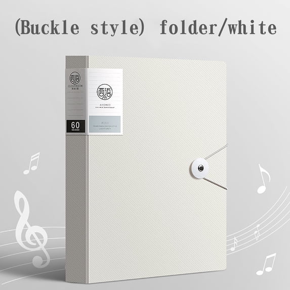 A4 Display Book Presentation Folder, 80-Page Polypropylene Sheet ...