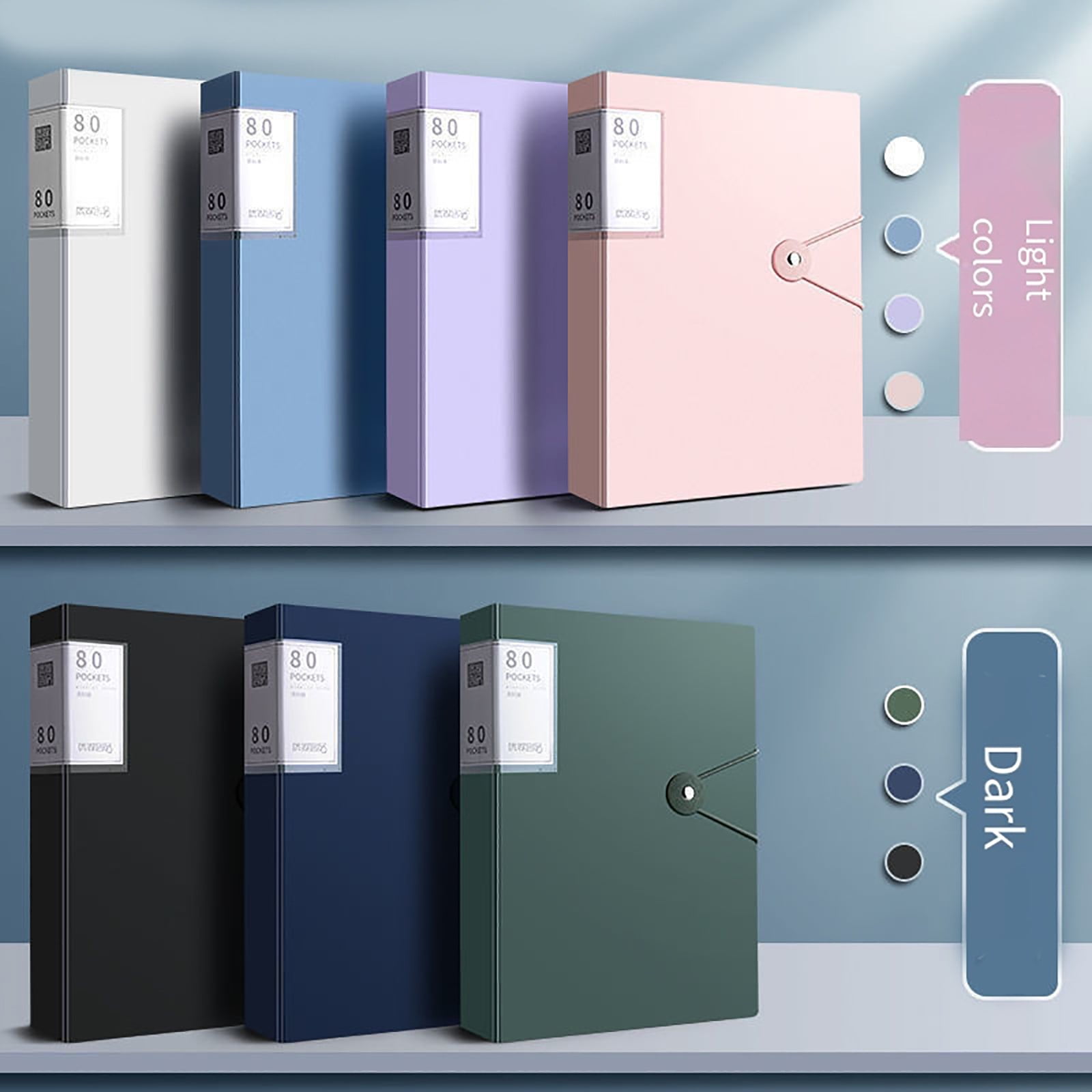 A4 Display BookBinder With Plastic Sleeves 40/60/100 Pockets Art ...