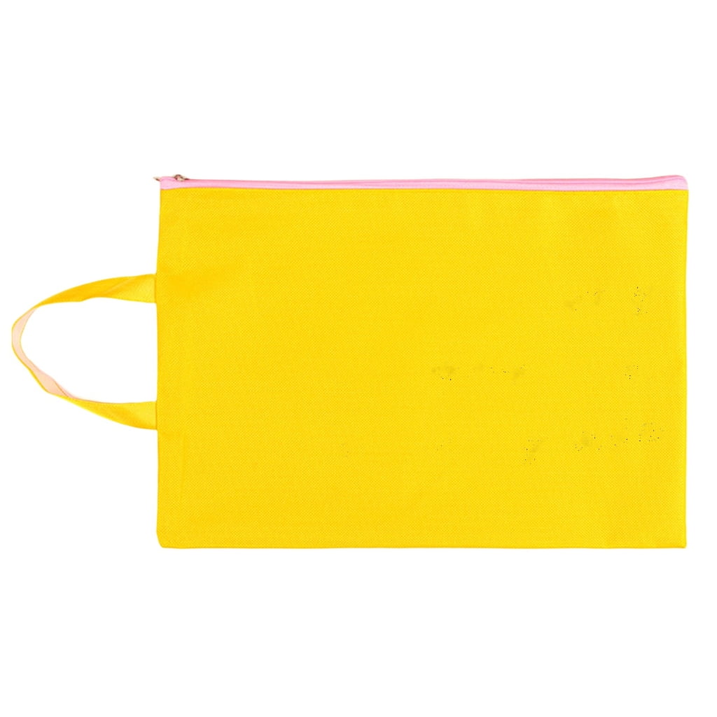 A4 Document Bag File Organiser Zipper Pouch File Bag Document Folder Handheld Document Organiser ...