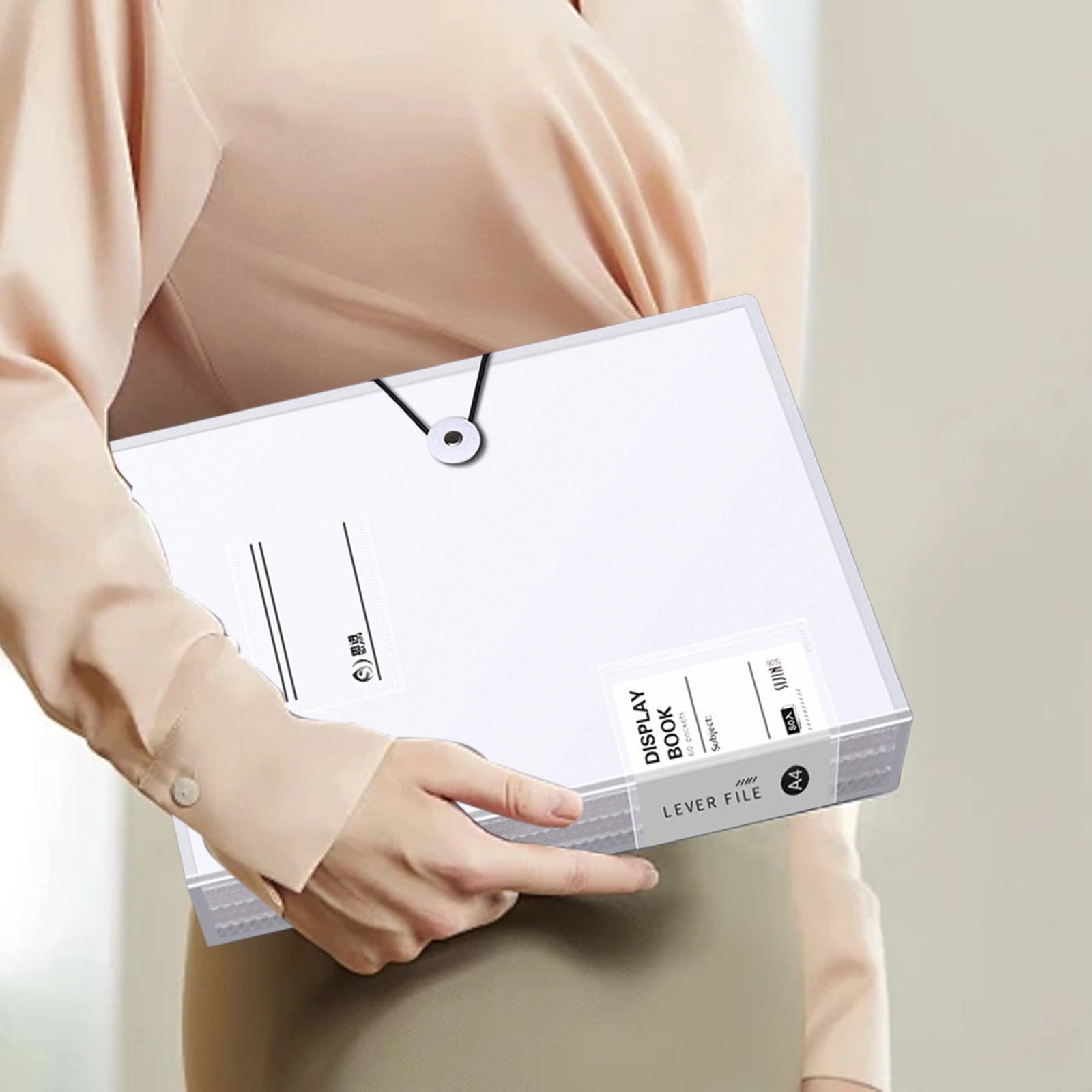 A4 Document Folder Organizer | 30 Pockets 60 Sides | Plastic ...