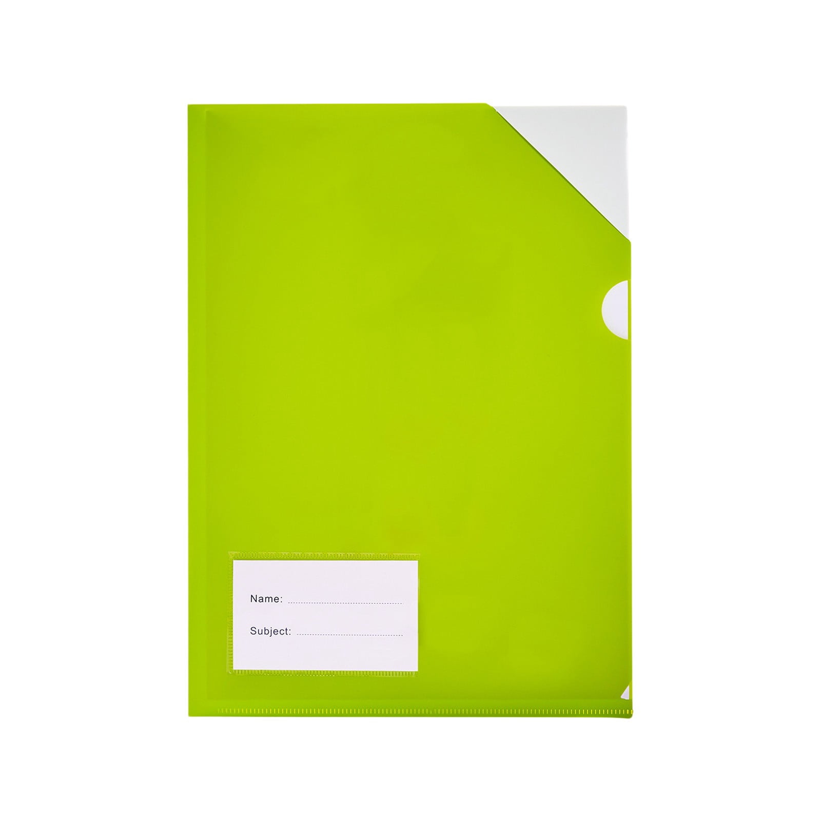 A4 Document Folder with Durable Reinforced Edges, Slanted Opening ...