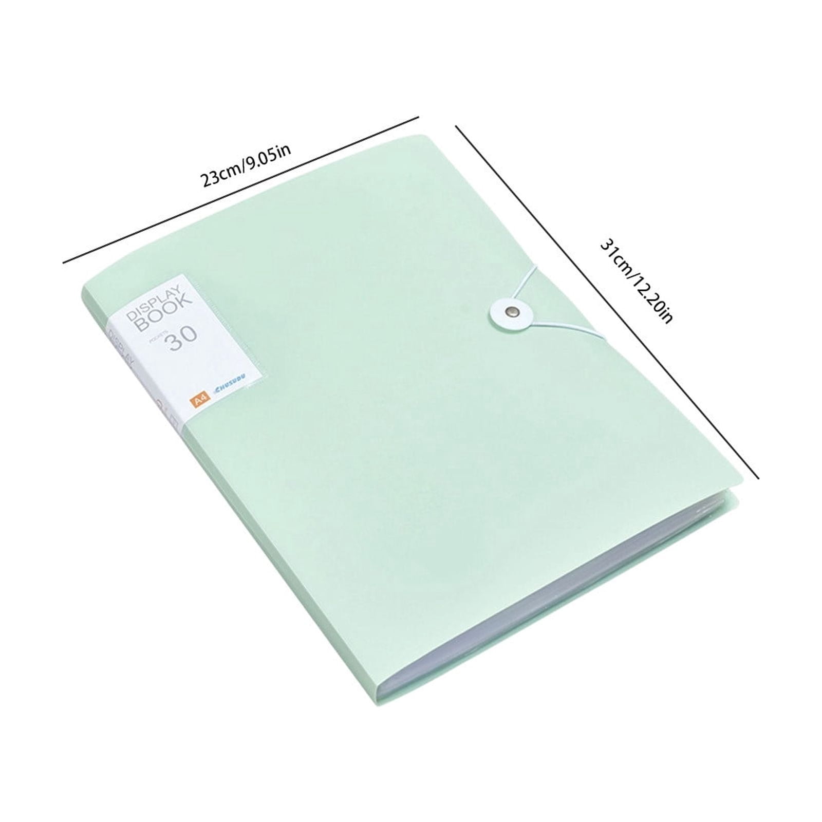 A4 Document Folder with Insert Pages – Accordion File Holder for Office ...