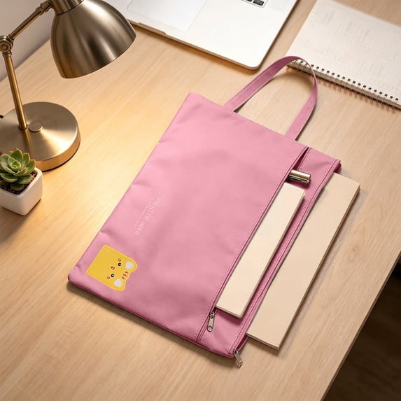 A4 Document Organizer File Bag with Zipper and Handle | Waterproof ...