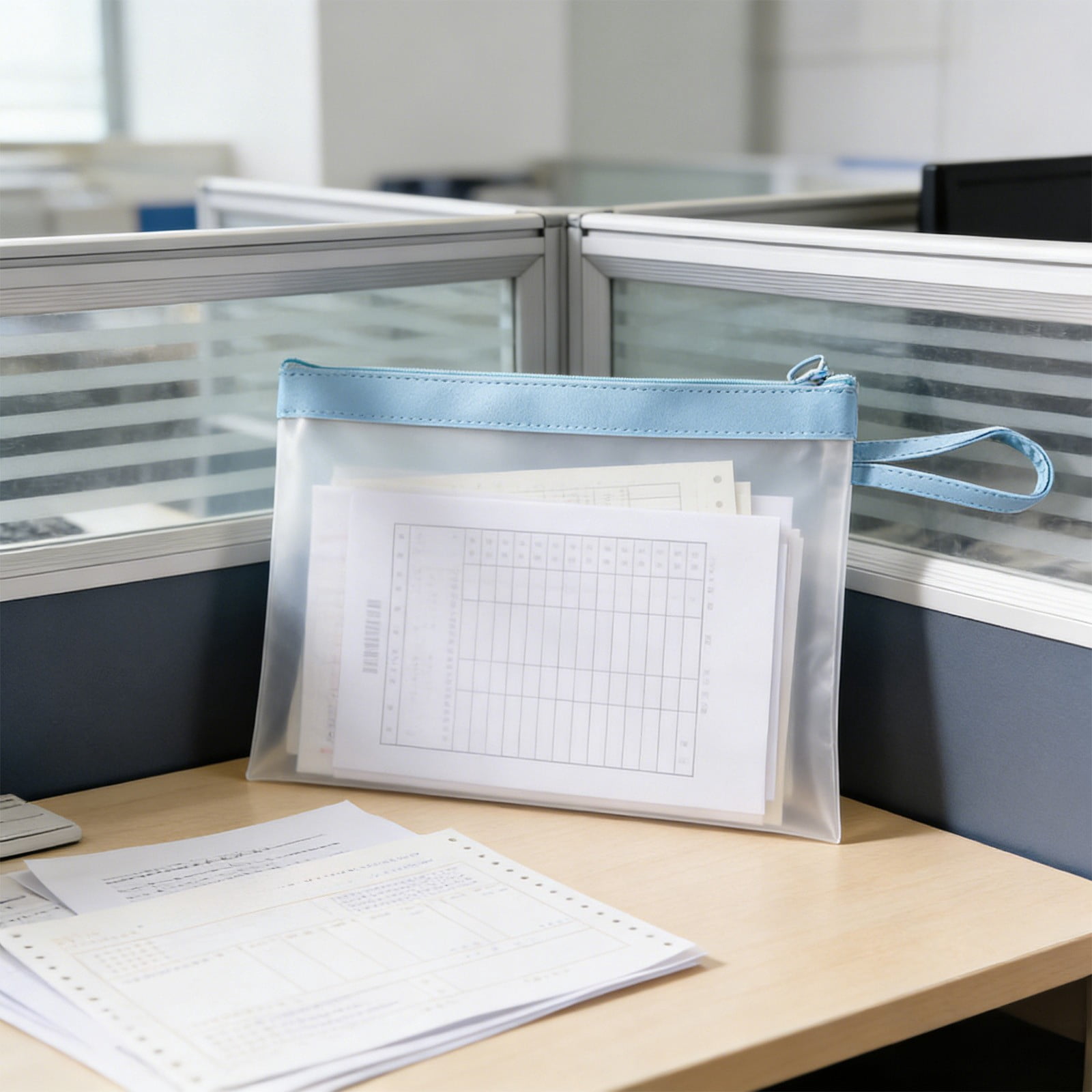 A4 Document Pouch | Waterproof File Organizer for Office Papers School ...