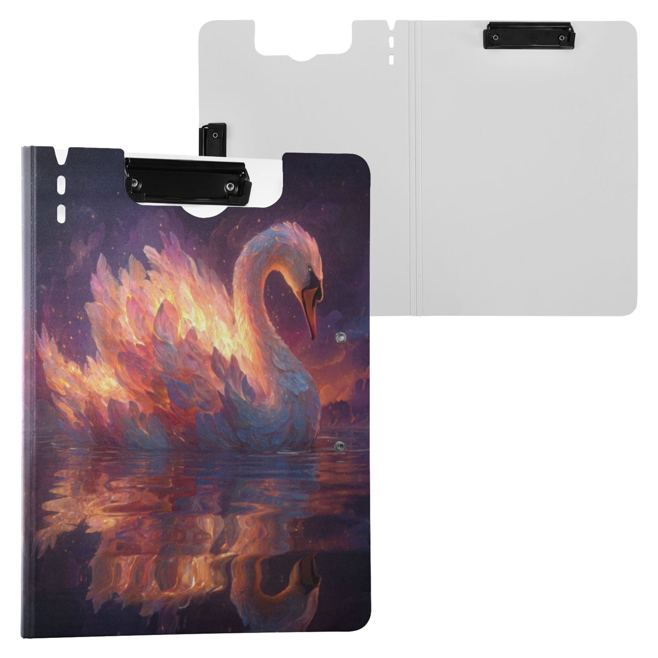A4 Double Clip File Folder 18.9x12.6in Clipboards Foldable Binder Holds ...