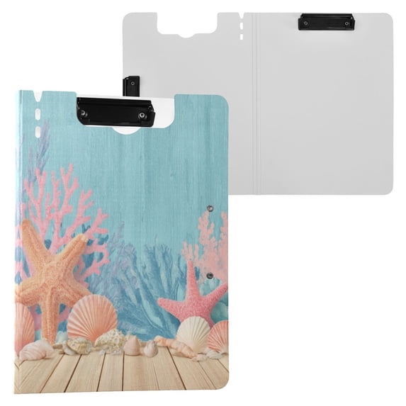 A4 Double Clip File Folder 18.9x12.6in Clipboards Foldable Binder Holds ...
