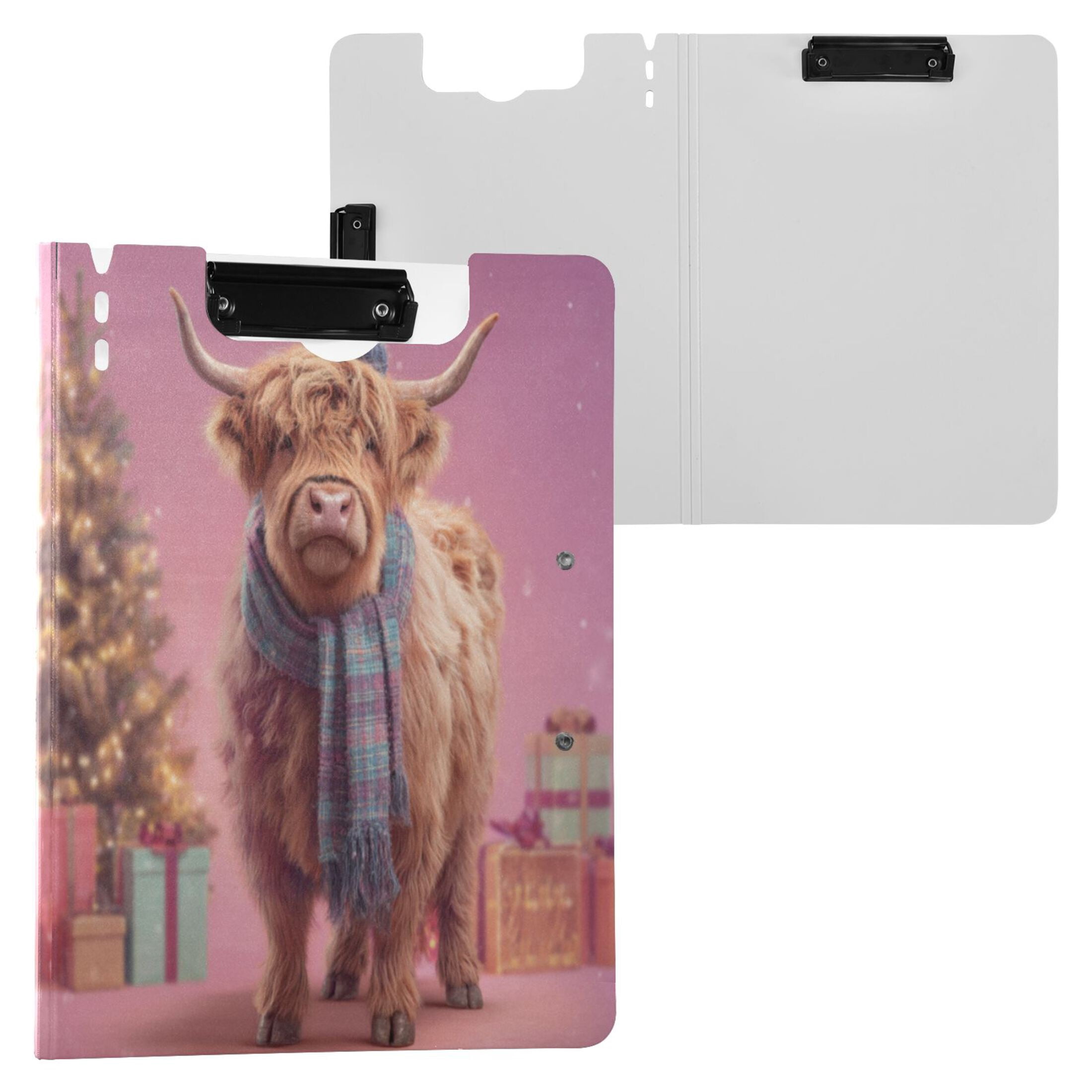 A4 Double Clip File Folder 18.9x12.6in Clipboards Foldable Binder Holds ...