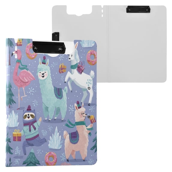 A4 Double Clip File Folder 18.9x12.6in Clipboards Foldable Binder Holds ...