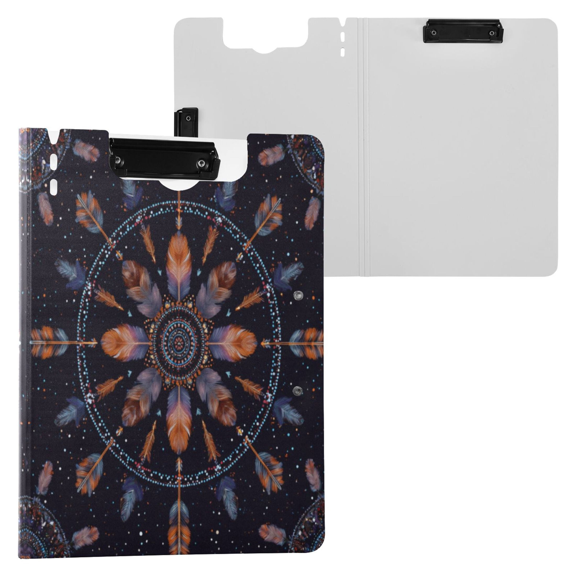 A4 Double Clip File Folder 18.9x12.6in Clipboards Foldable Binder Holds ...