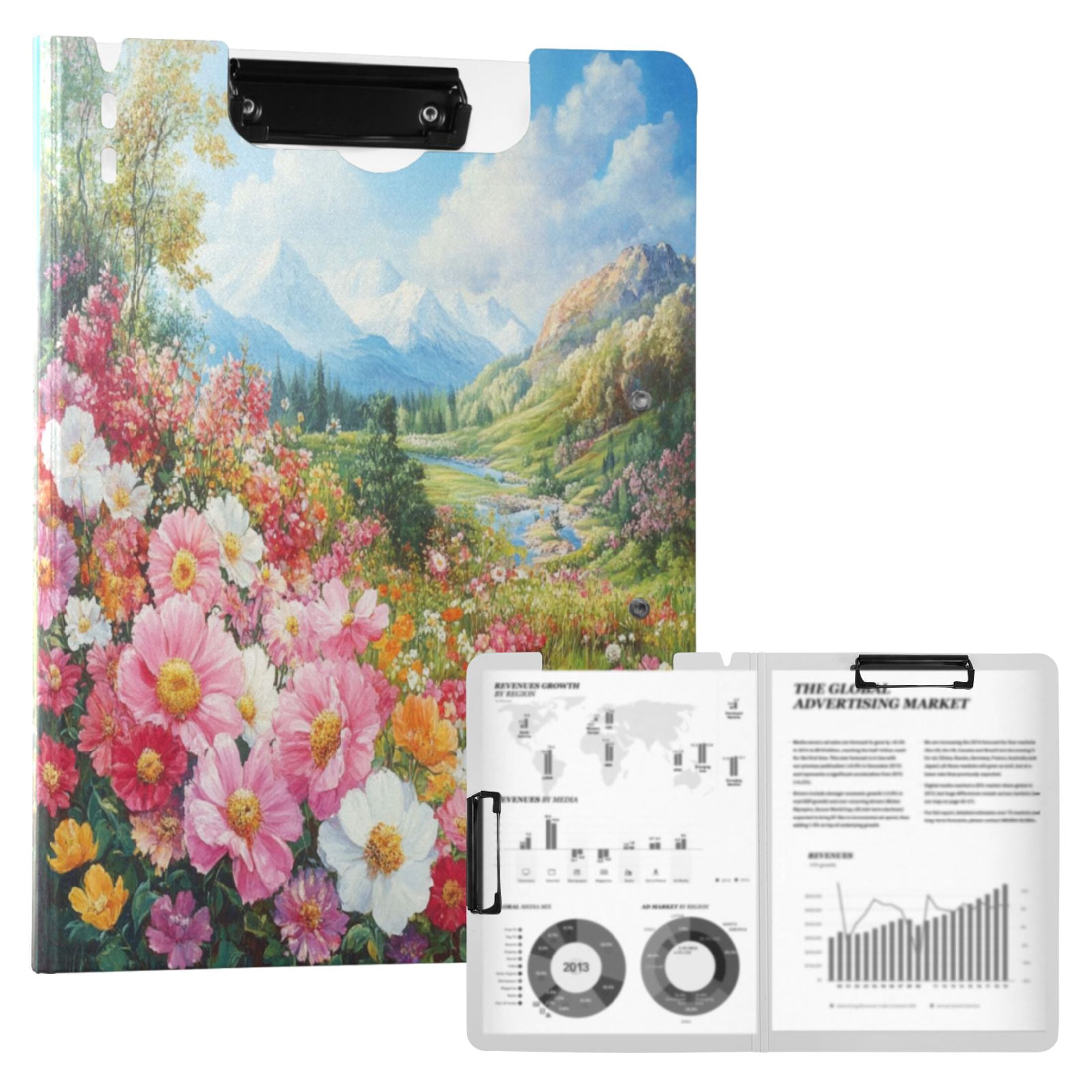 A4 Double Clip File Folder Binder Clipboards Waterproof Durable ...