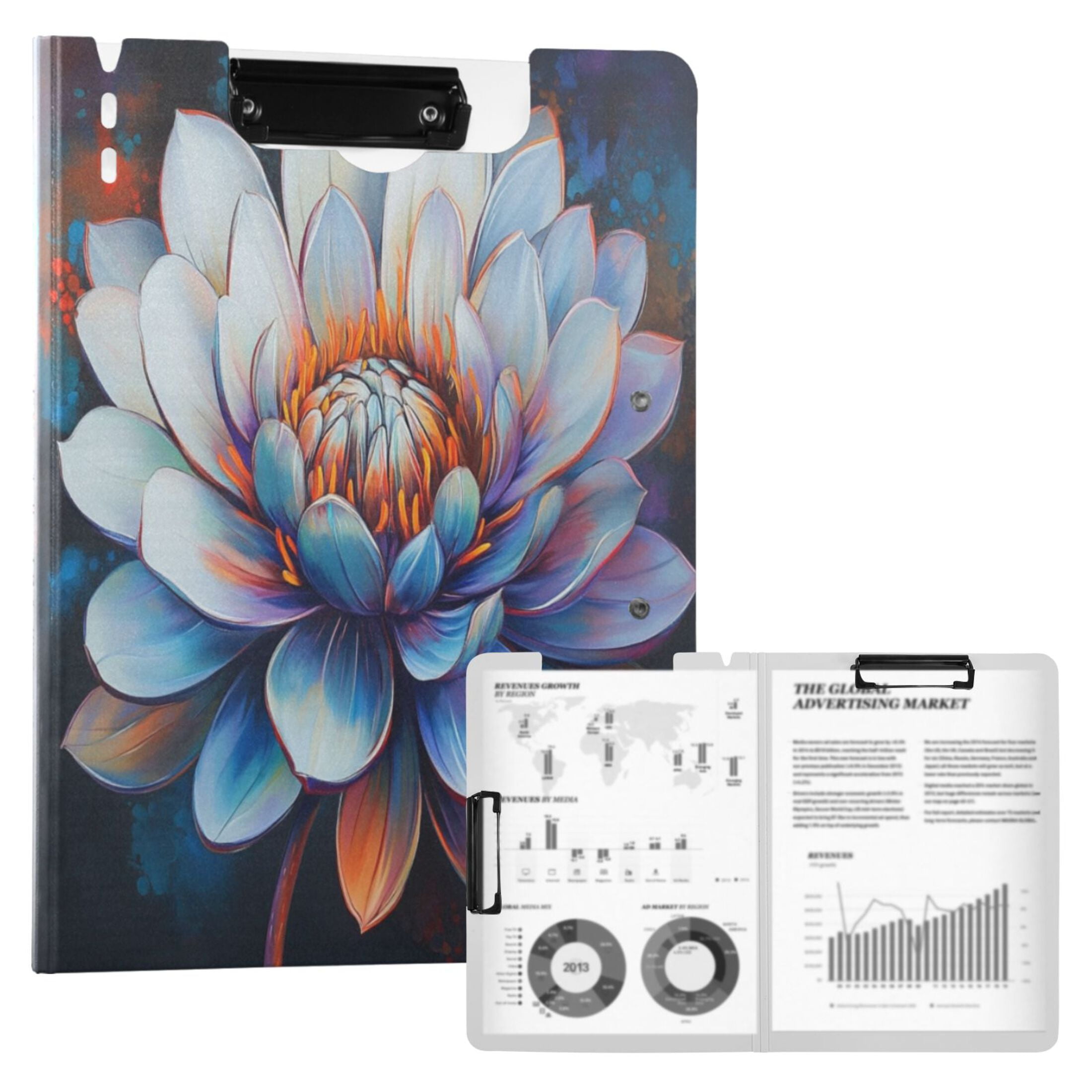 A4 Double Clip File Folder Binder Clipboards Waterproof Durable ...