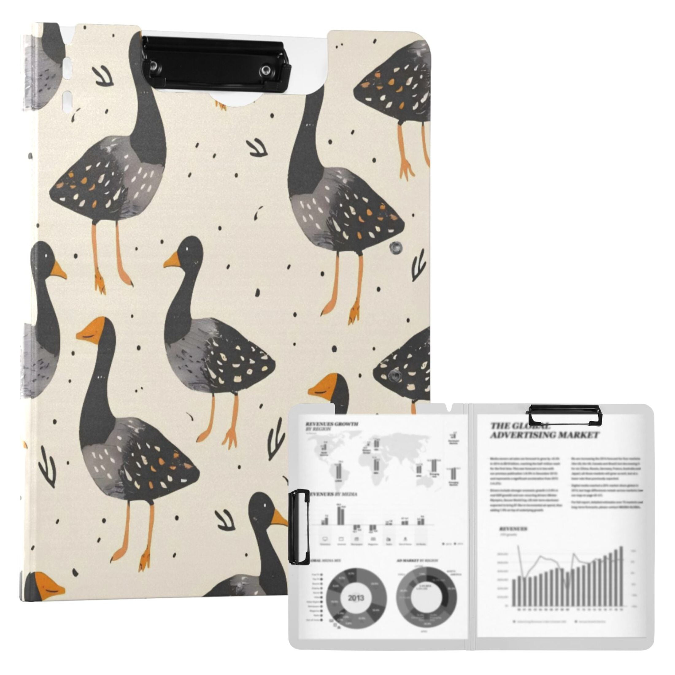 A4 Double Clip File Folder Binder Clipboards Waterproof Durable ...