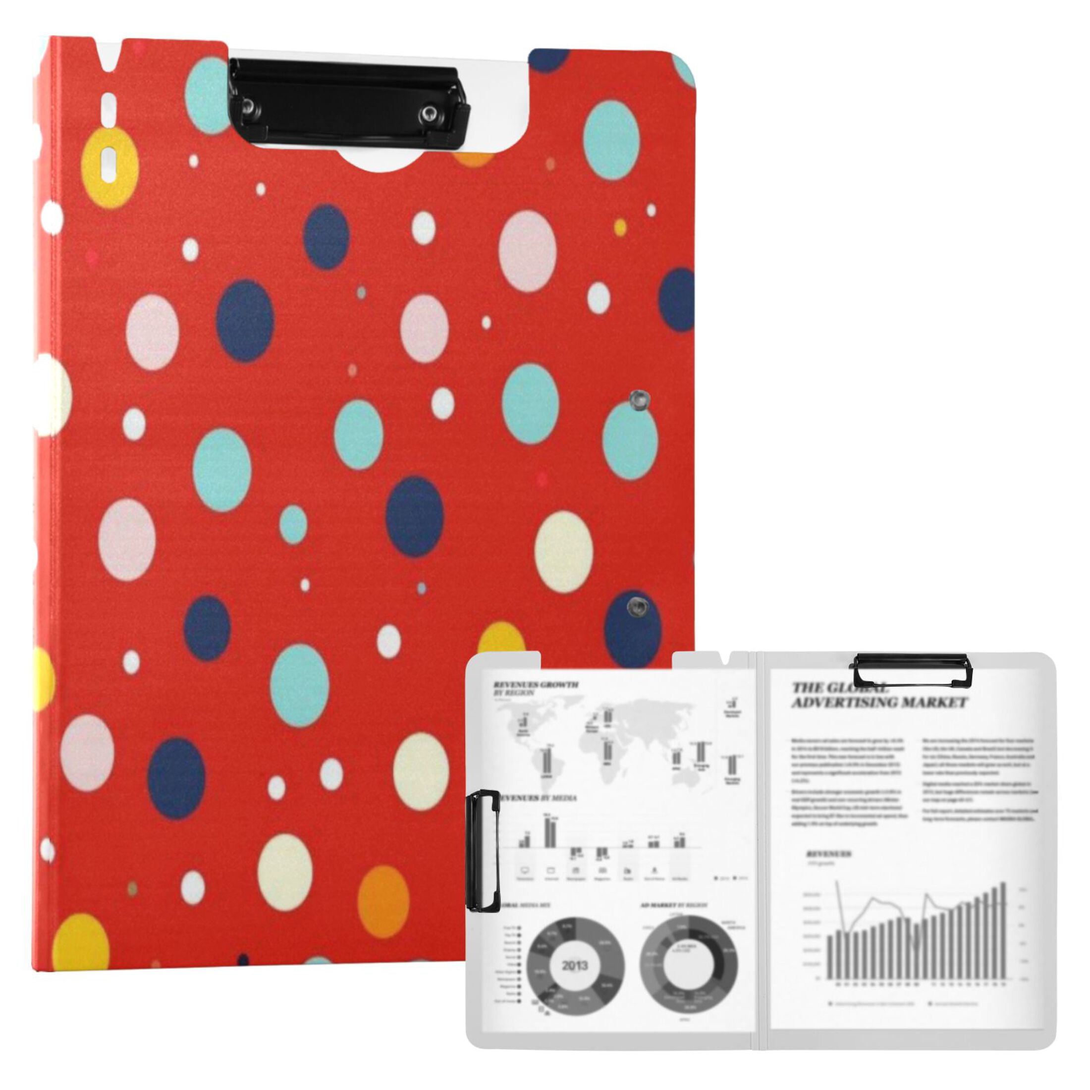 A4 Double Clip File Folder Binder Clipboards Waterproof Durable ...