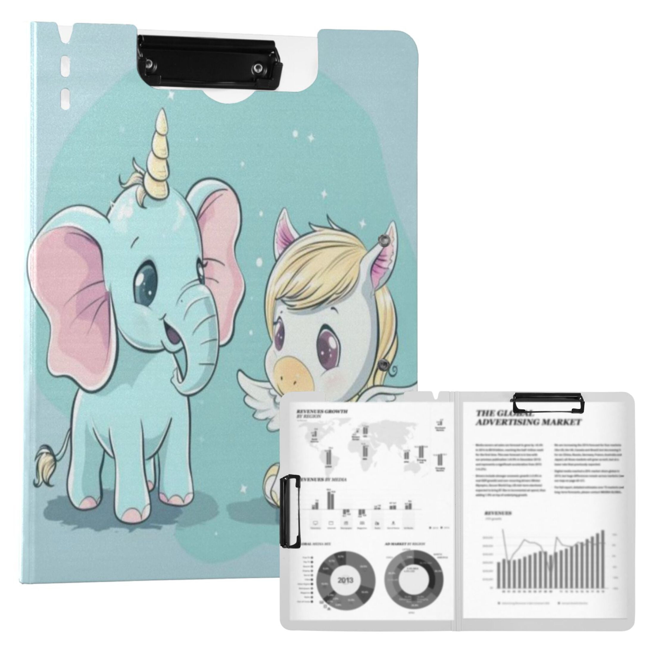 A4 Double Clip File Folder Binder Clipboards Waterproof Durable ...