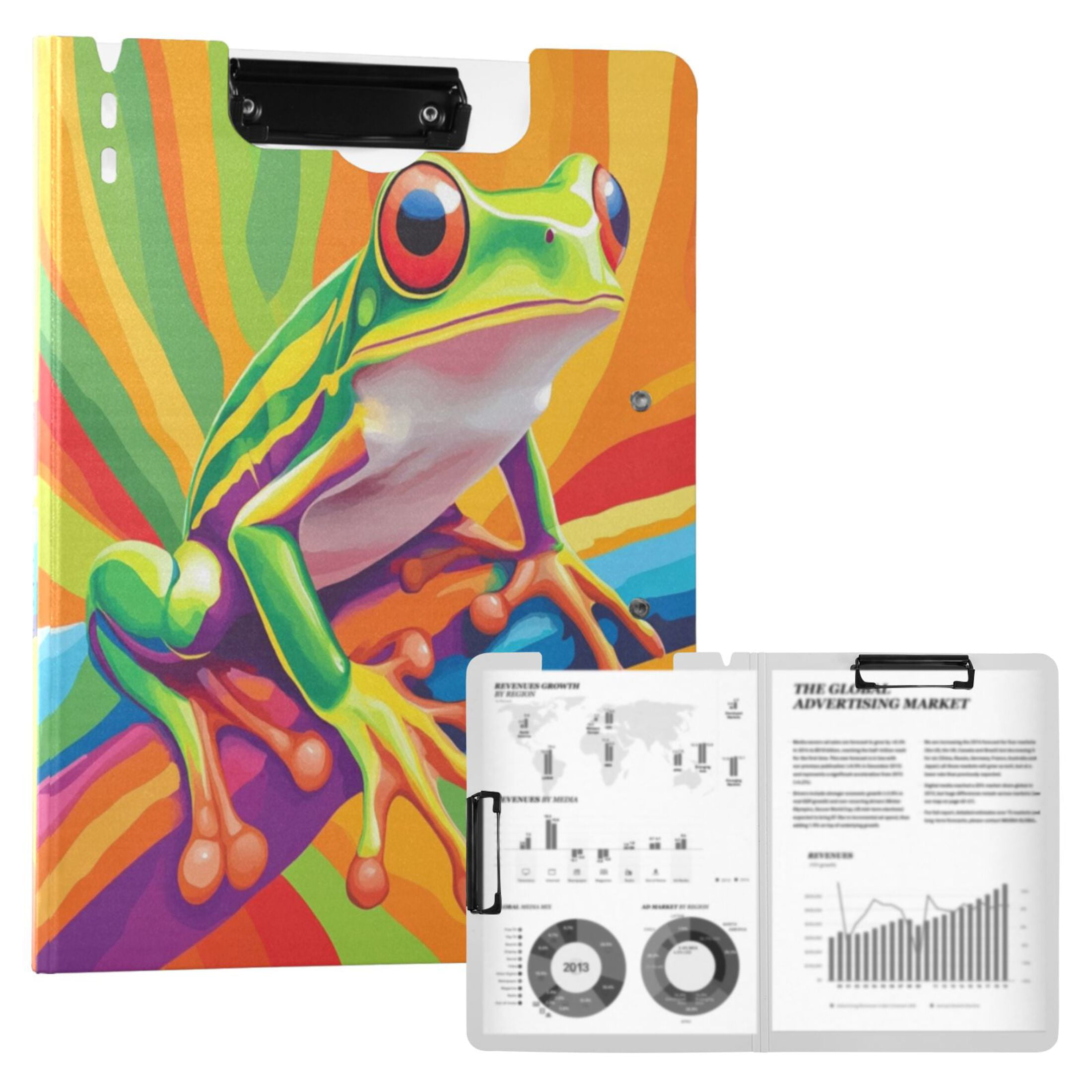 A4 Double Clip File Folder Binder Clipboards Waterproof Durable ...