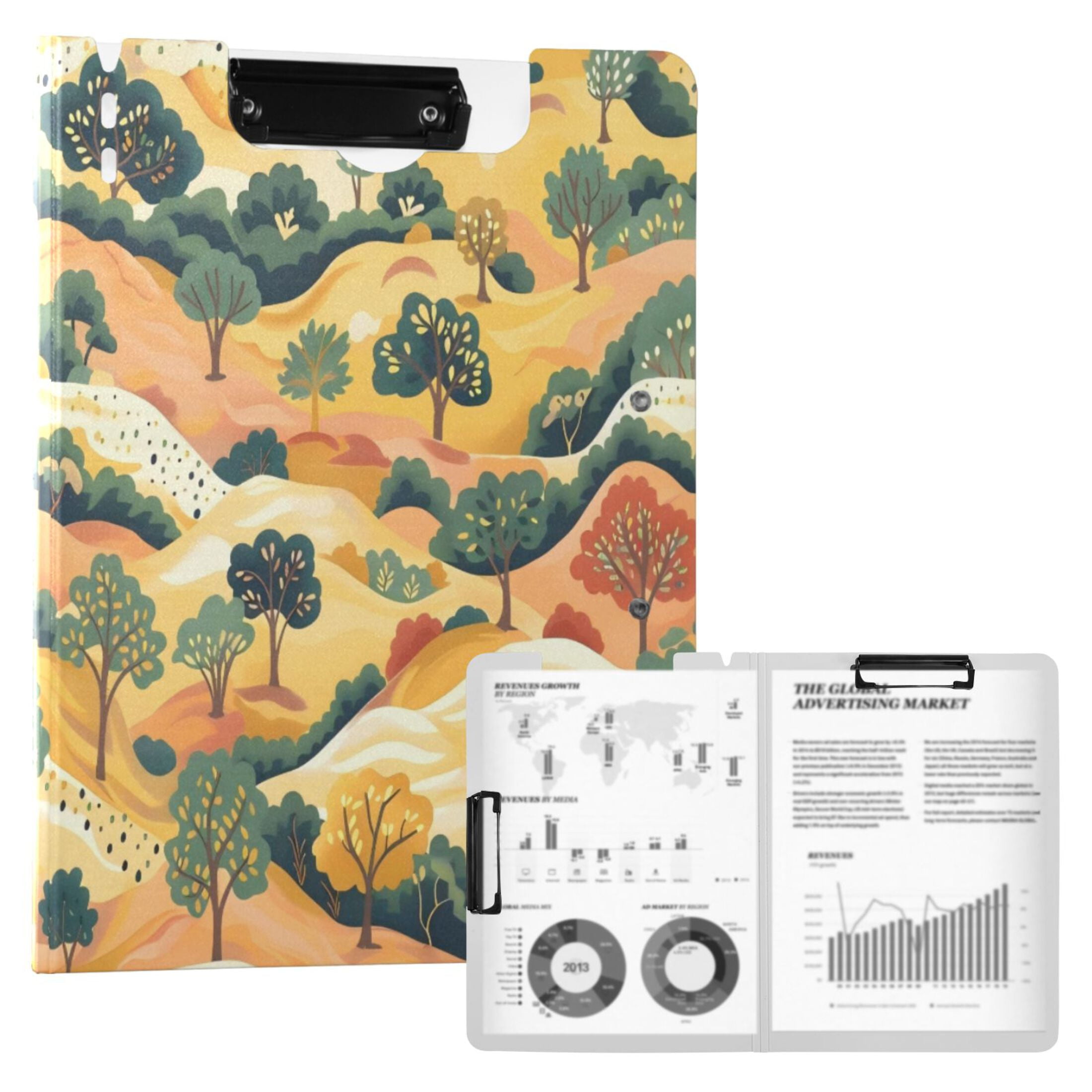 A4 Double Clip File Folder Binder Clipboards Waterproof Durable ...
