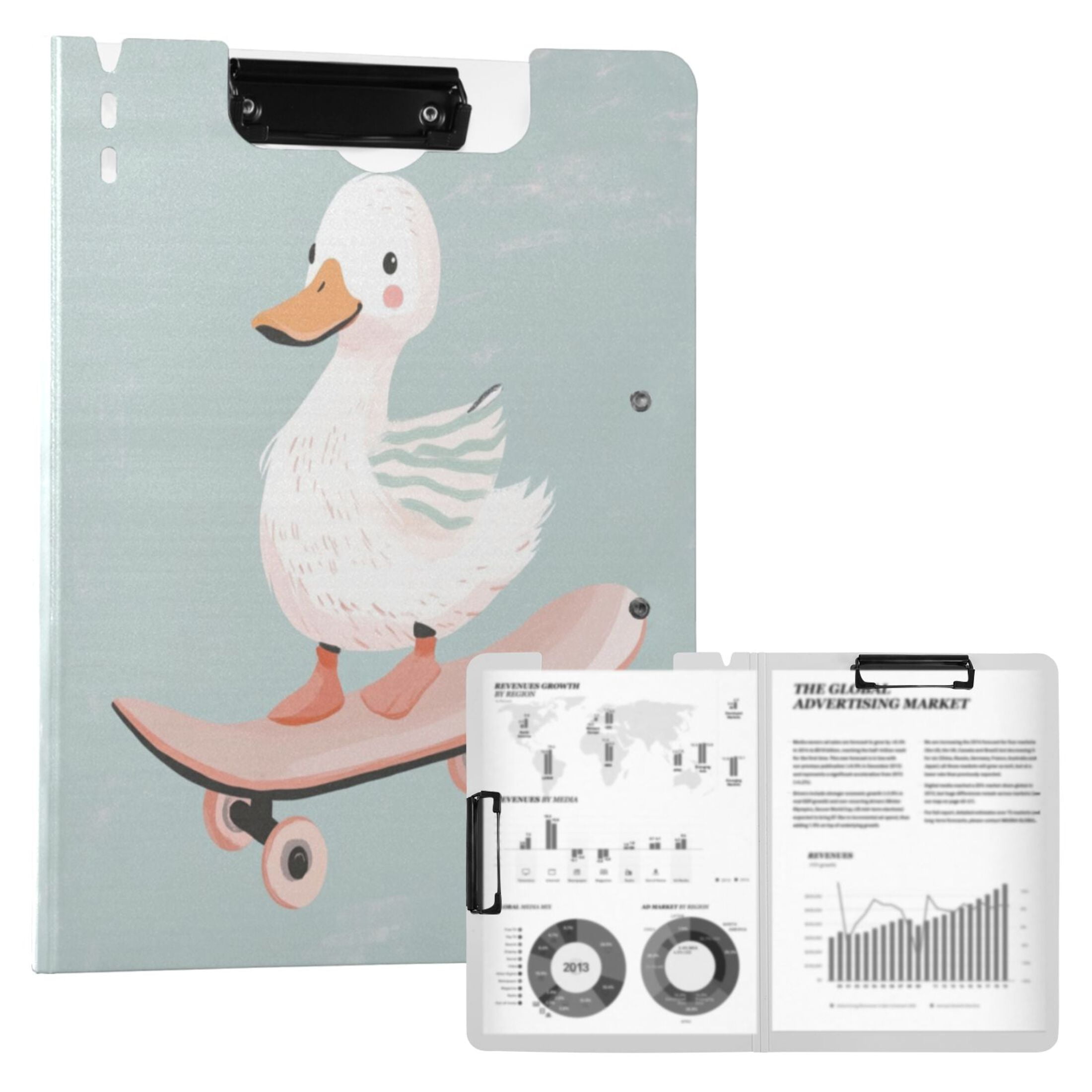 A4 Double Clip File Folder Binder Clipboards Waterproof Durable ...