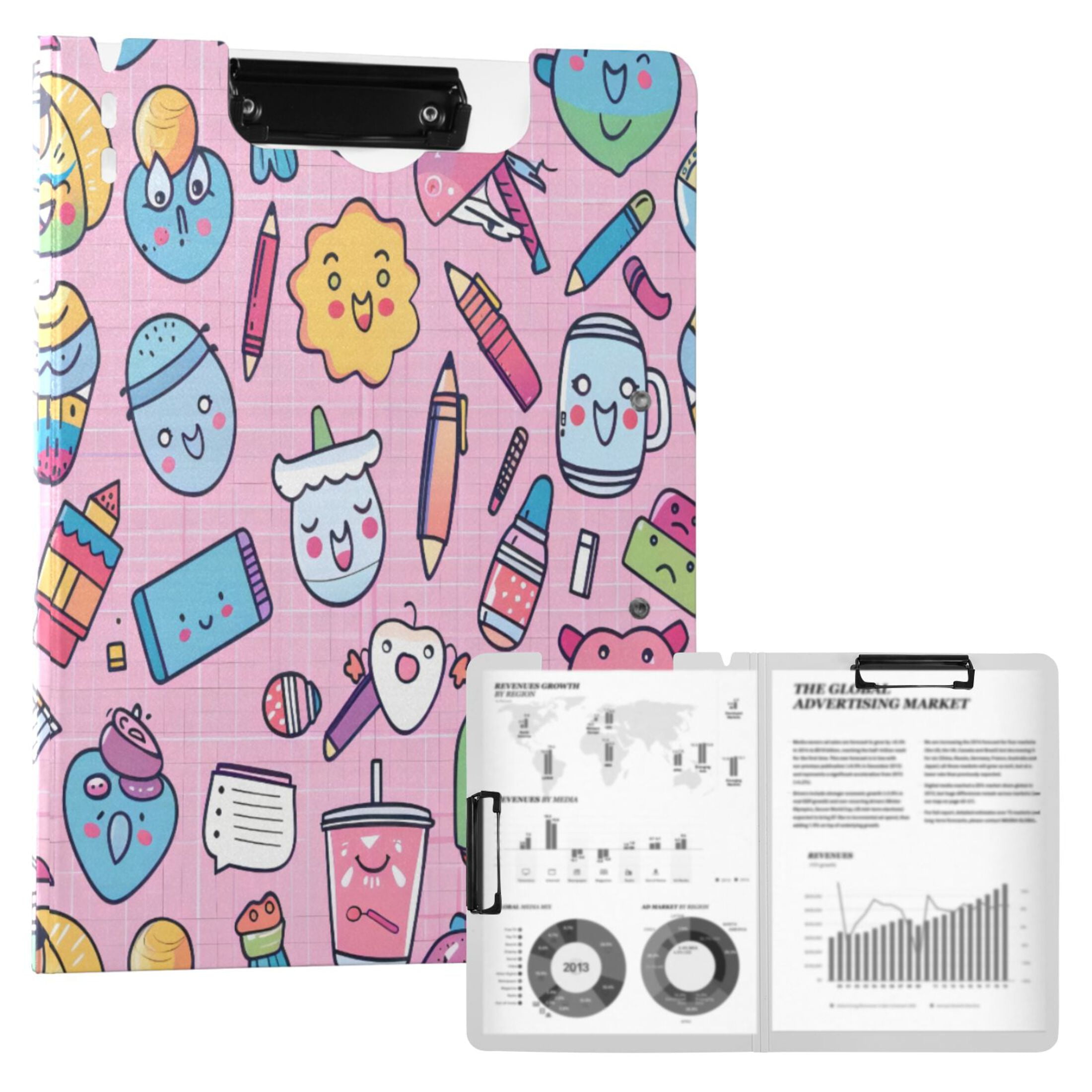 A4 Double Clip File Folder Binder Clipboards Waterproof Durable ...