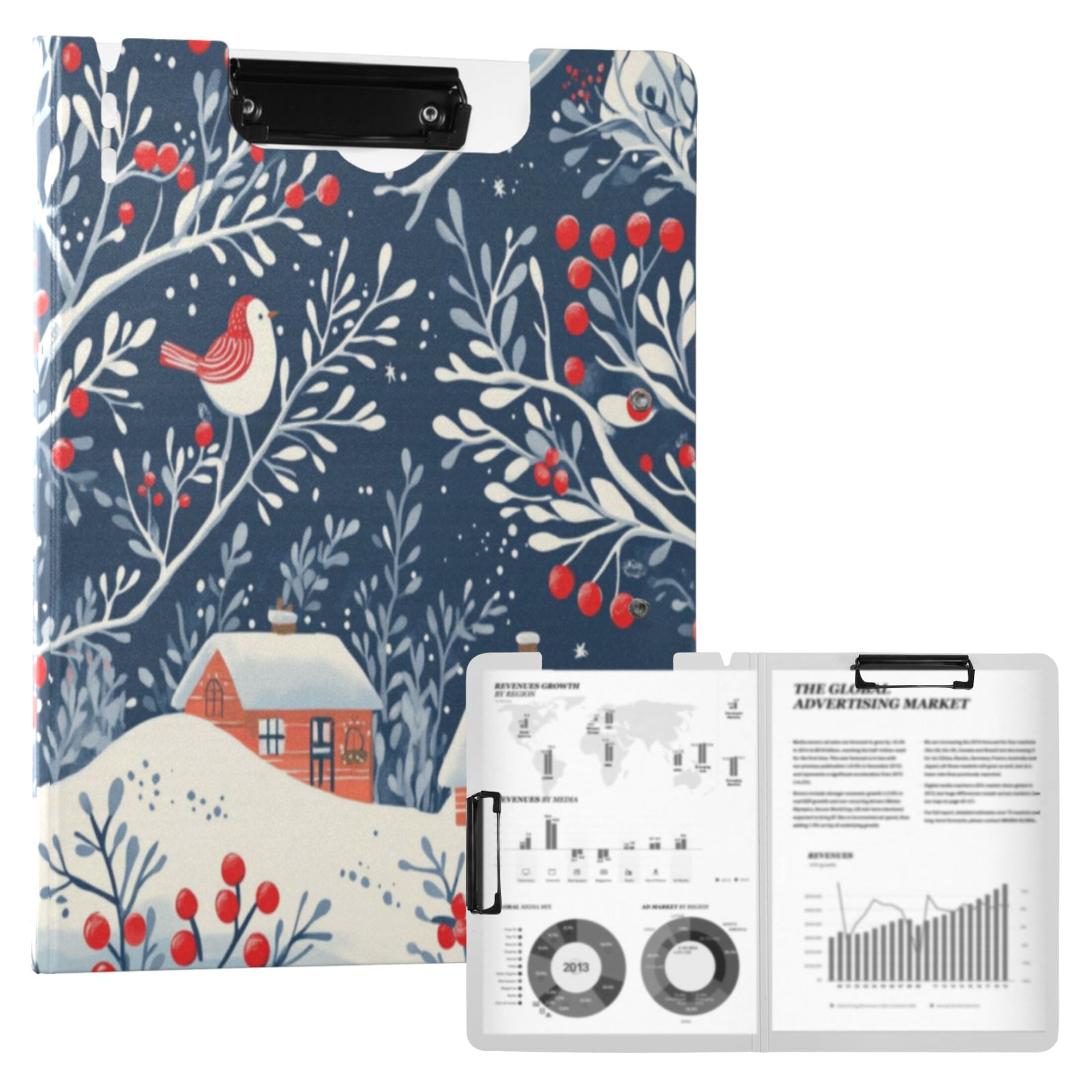 A4 Double Clip File Folder Binder Clipboards Waterproof Durable ...