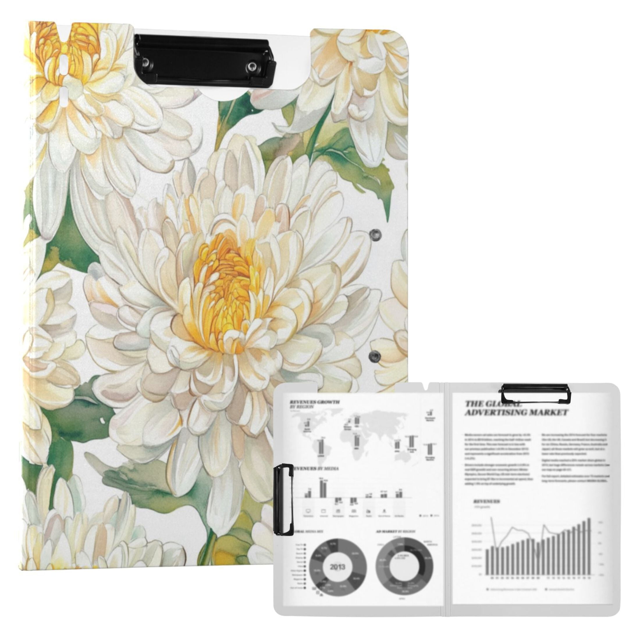 A4 Double Clip File Folder Binder Clipboards Waterproof Durable ...