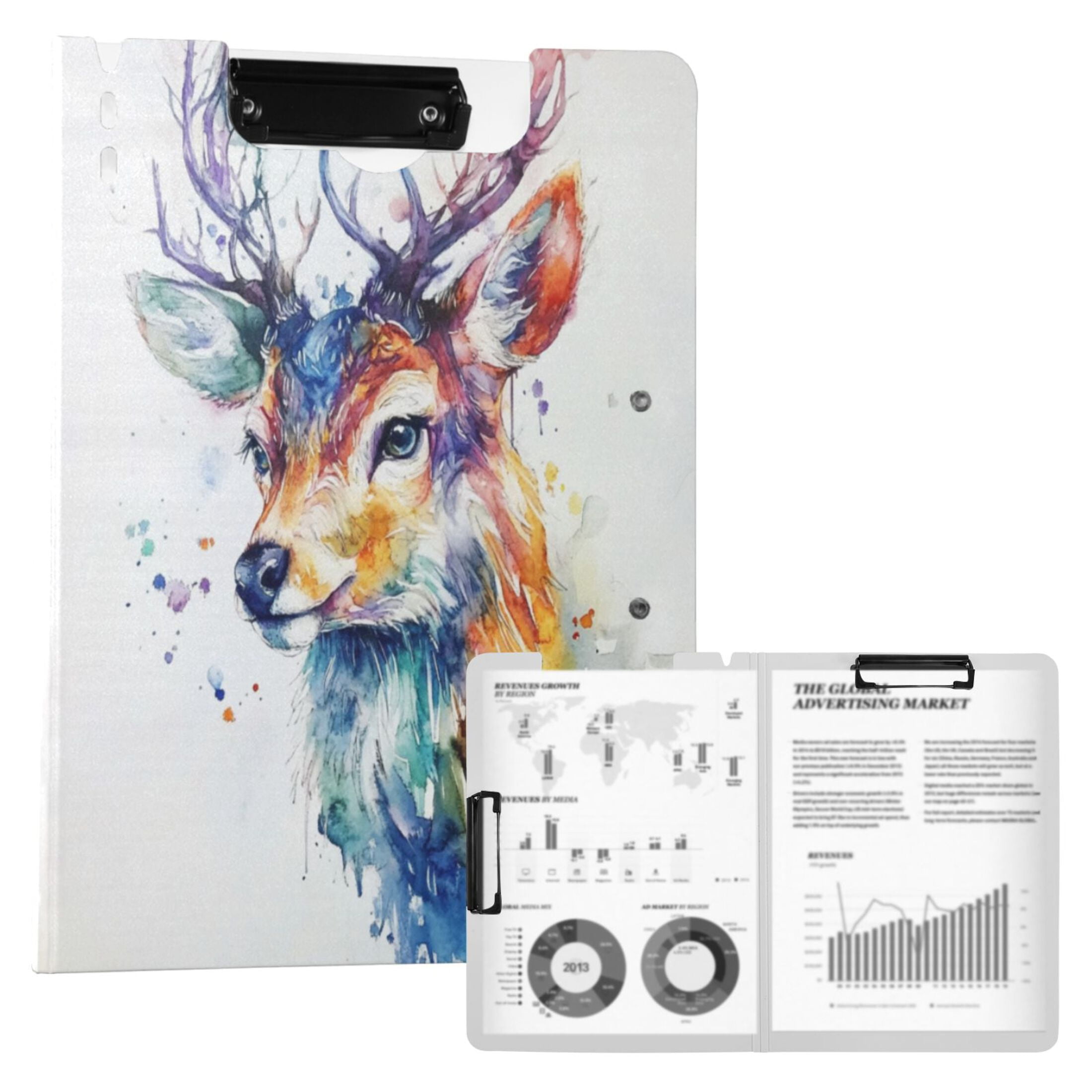 A4 Double Clip File Folder Binder Clipboards Waterproof Durable ...