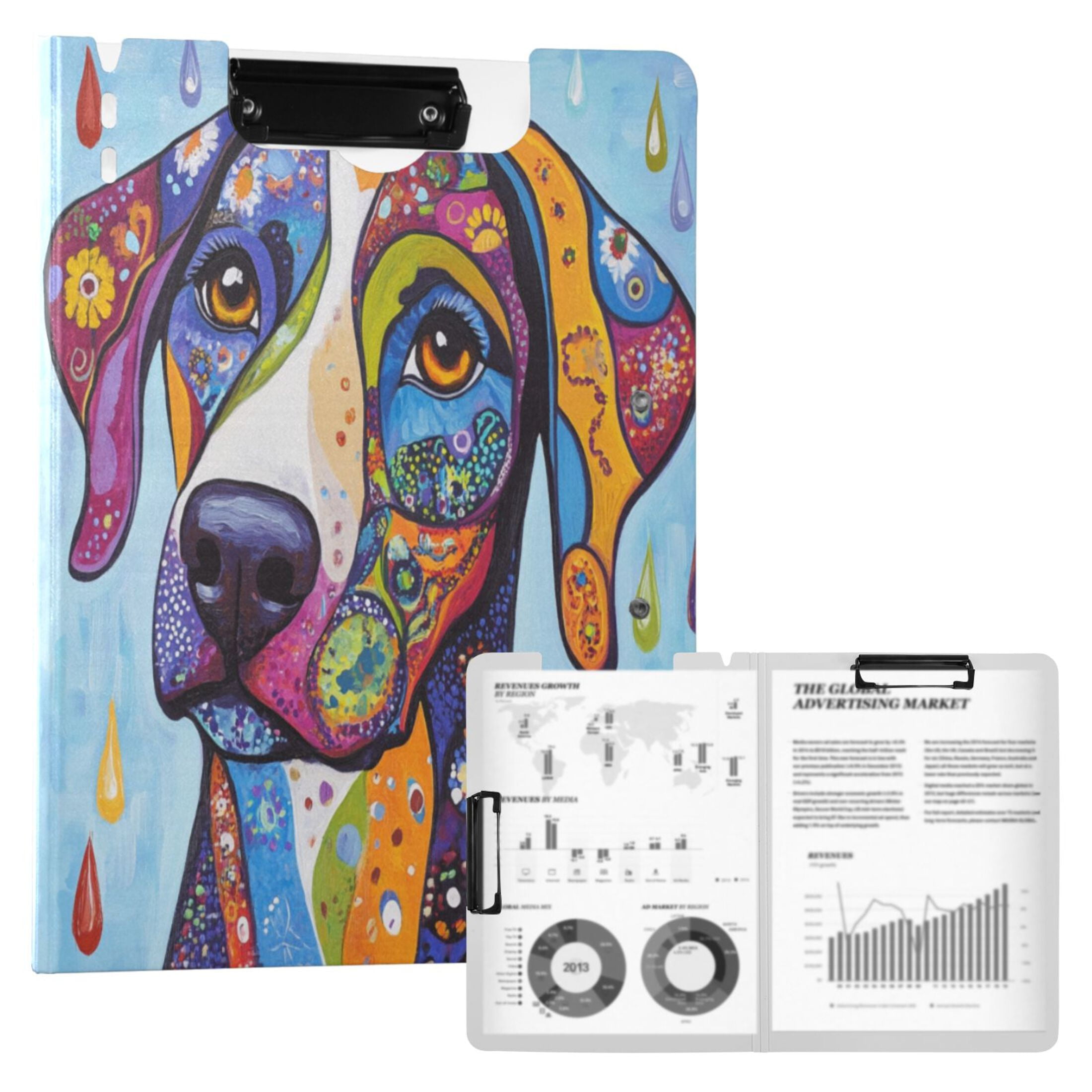 A4 Double Clip File Folder Binder Clipboards Waterproof Durable ...