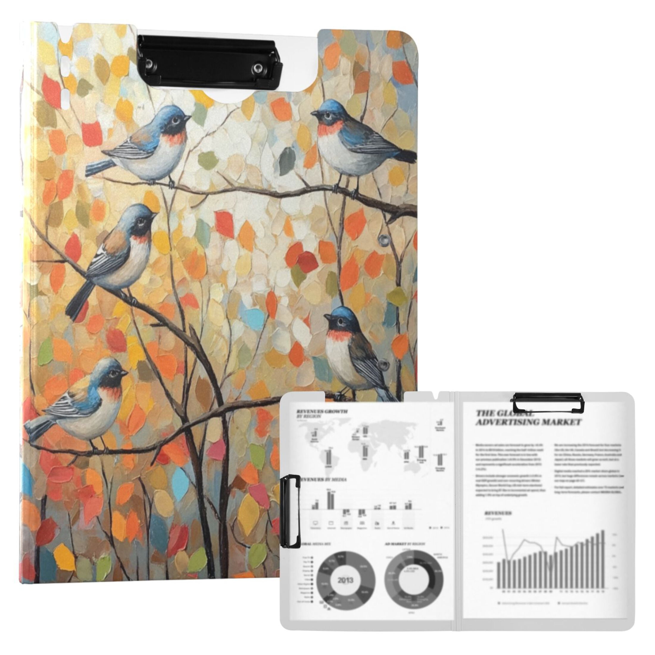 A4 Double Clip File Folder Binder Clipboards Waterproof Durable ...