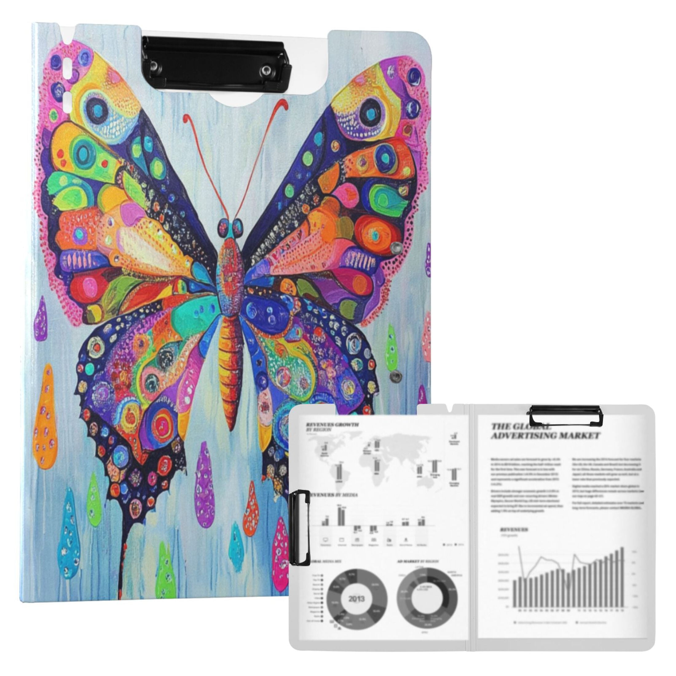 A4 Double Clip File Folder Binder Clipboards Waterproof Durable ...