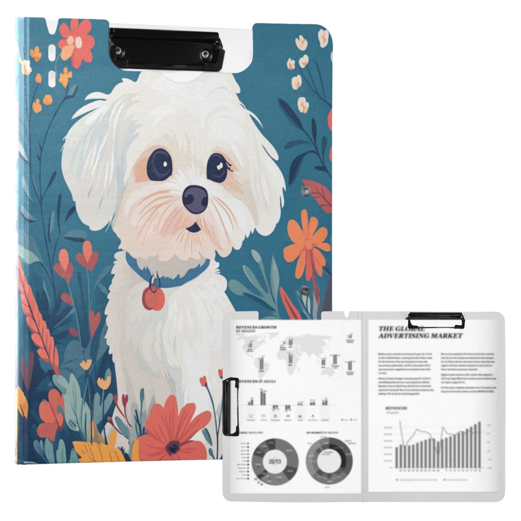 A4 Double Clip File Folder Binder Clipboards Waterproof Durable ...